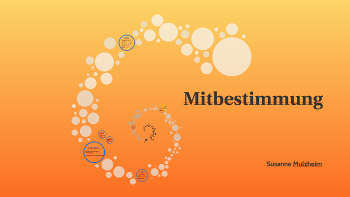Mitbestimmung by Susanne Mulzheim