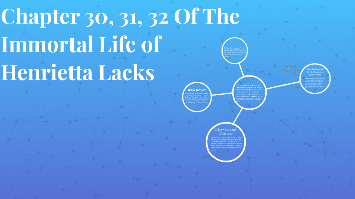 Chapter 30, 31, 32 Of The Immortal Life of Henrietta Lacks by shaniya ...