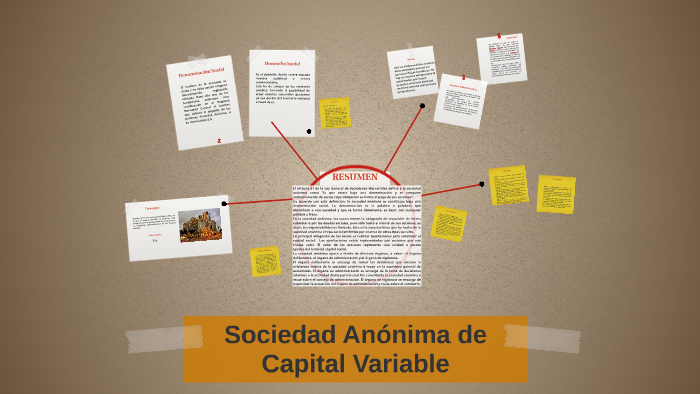 Ejemplos De Sociedad Anonima De Capital Variable | Estudio447