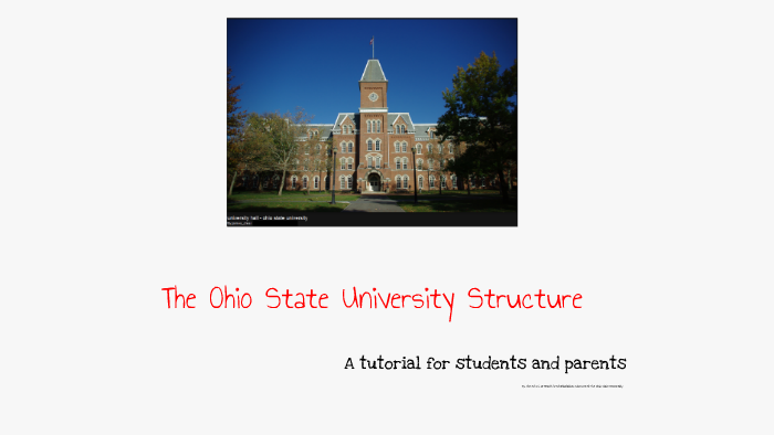Understanding the General Structure at The Ohio State University by ...
