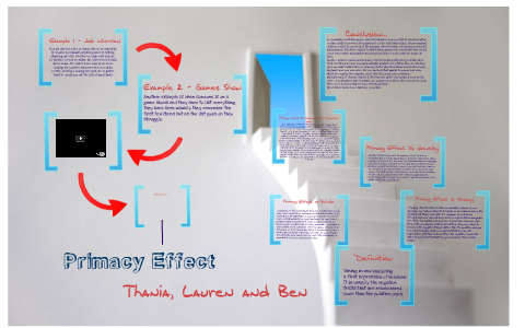 Primacy Effect by Benjamin Santy on Prezi
