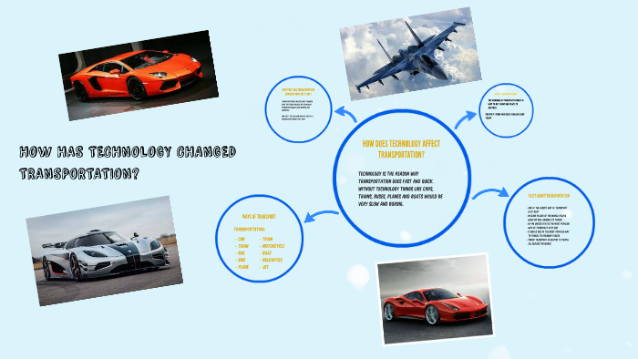 HOW HAS TECHNOLOGY CHANGED TRANSPORTATION? by Ryan Nguyen on Prezi