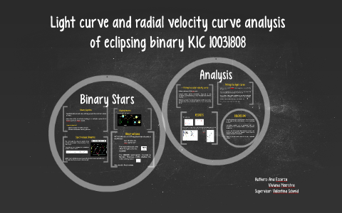 Light curve and radial velocity curve analysis of eclipsing by Ana Escorza on Prezi