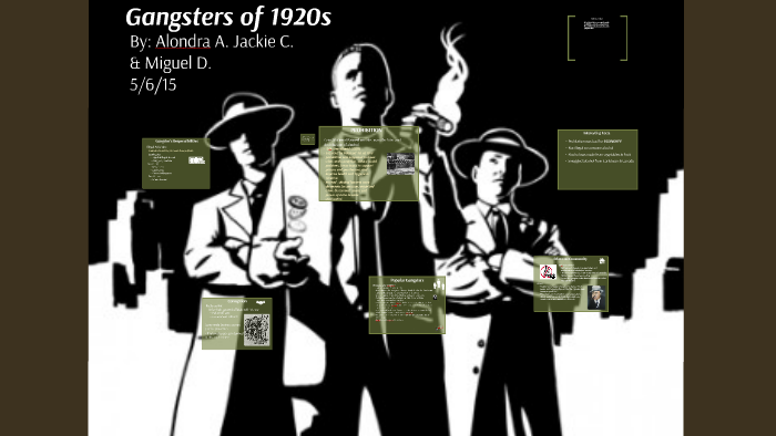 Gangsters of 1920s by Alondra Correa on Prezi