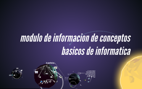 modulo de informacion de conceptos basicos de informatica by Paolo ...