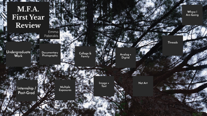 MFA First Year Review by Emma Paterakis on Prezi