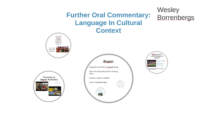 Further Oral Commentary: Language In Cultural Context by Wesley ...