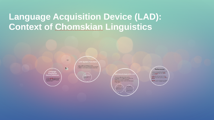Chomsky LAD by allie park on Prezi