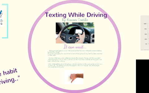 Texting and Driving by Karina Castillo
