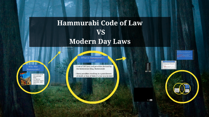 Hammurabi's Code Of Law VS Modern Day Laws. by Barbara Luba on Prezi