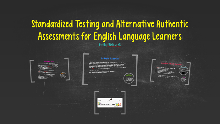Standardized Testing and Alternative Authentic Assessments f by Emily ...