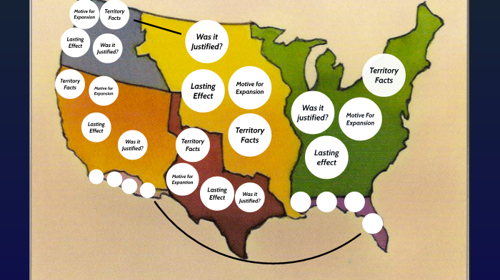 Manifest Destiny Map by Jessica De La Paz on Prezi