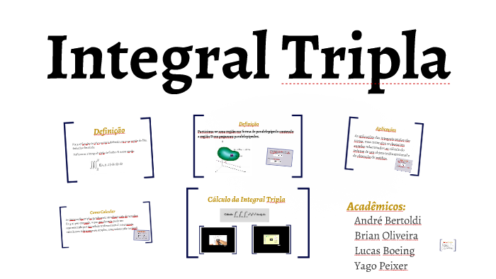 Integral Tripla by Brian Oliveira on Prezi