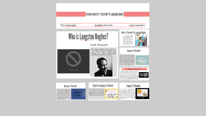 LITERARY ANALYSIS: "SALVATION" BY LANGSTON HUGHES by Dior Seabrooks on ...