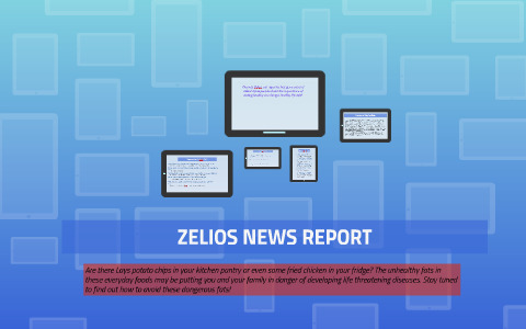 ZELIOS NEWS REPORT by Thomas Zelios