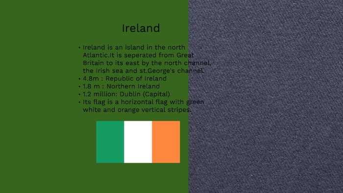 Cultural characteristics of Ireland by Shauna Lynn on Prezi