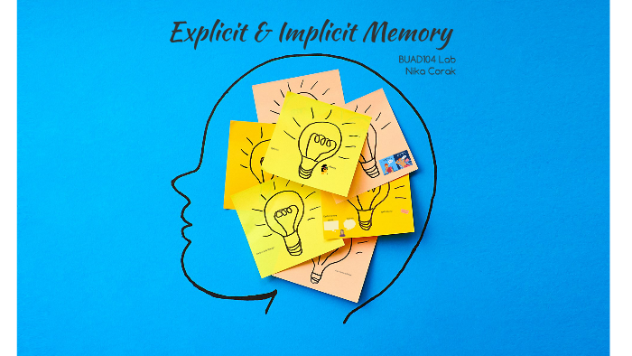 Imlicit & Explicit Memory by Nika Corak on Prezi
