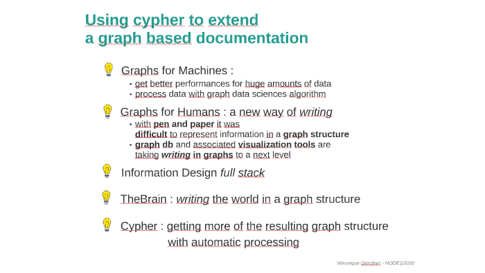 Nodes2020 Using Cypher To Extend A Graph Based Documentation By V