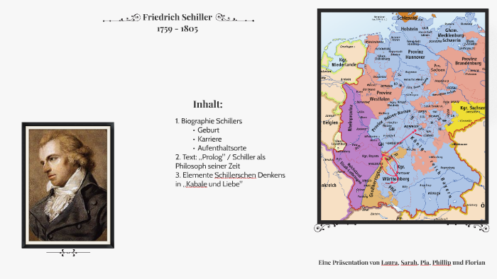 Friedrich Schiller 1782 - 1785 by Florian Diermann