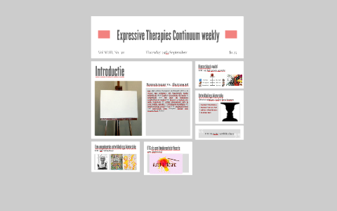 Expressive Therapies Continuum weekly by Kevin Schrader on Prezi