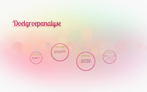 Doelgroepanalyse by Lauren Landreth on Prezi