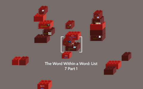 The Word Within a Word: List 7 Part 1 by on Prezi