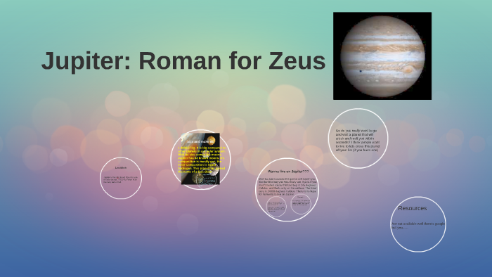 Jupiter, Roman name for Zeus by brittany massey on Prezi