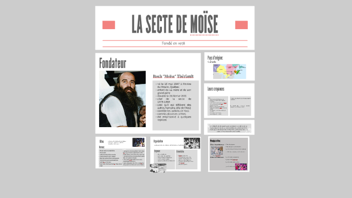 LA SECTE DE MOÏSE by Cynthia Plourde on Prezi