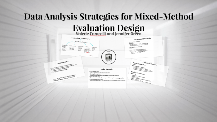 Data Analysis Strategies for Mixed-Method Evaluation Design by Alesha ...
