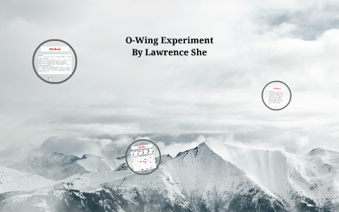 Lawrence She's O-Wing Experiment by Lawrence She on Prezi