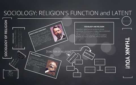 SOCIOLOGY: RELIGION'S FUNCTION by Ronald Mogol on Prezi