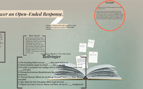 How to answer an Open-Ended Response. by Stephanie Meyers on Prezi