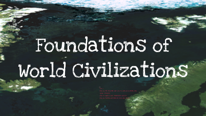 UNIT 1 Foundations of World Civilizations Part 1 by Mike Bass