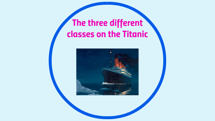 The three different classes on the Titanic by Andee Barbe on Prezi