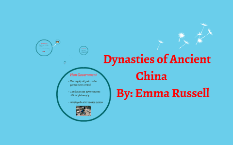 Dynasties of Ancient China by on Prezi
