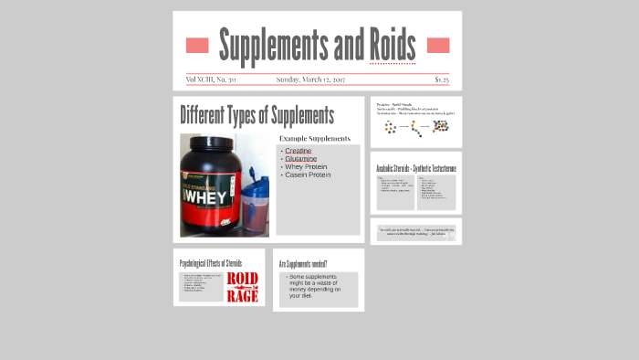 Supplements and Roids by Gavin Stallard on Prezi