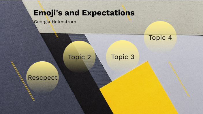 Emoji's And Expectations by GEORGIA HOLMSTROM on Prezi