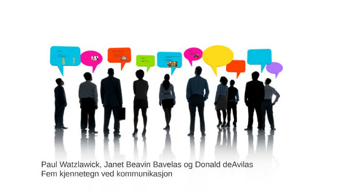 Paul Watzlawick, Janet Beavin Bavelas og Donald deAvilas Fem by ...