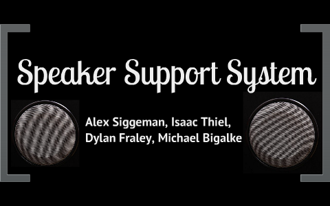 Speaker Support System by Dylan Fraley on Prezi