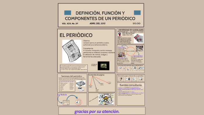 DEFINICION, FUNCION Y COMPONENTES DE UN PERIODICO by karlOos gOomezs on ...