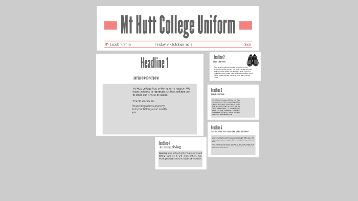Mt Hutt College Uniform by Jacob Ermio on Prezi