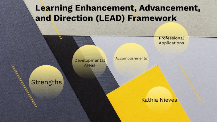 Learning Enhancement, Advancement, and Direction (LEAD) Framework by ...
