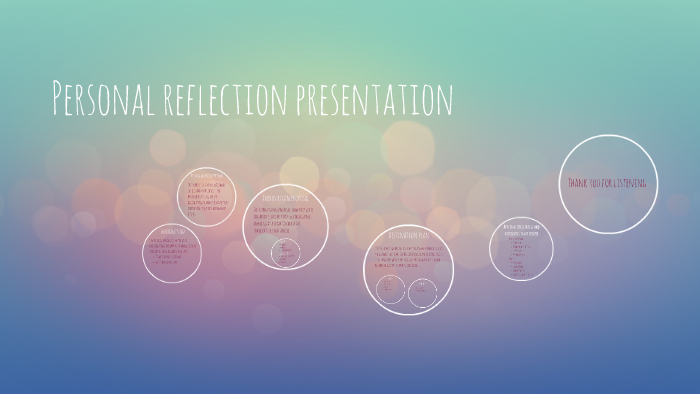 Personal reflection presentation by Ellie Merrick on Prezi