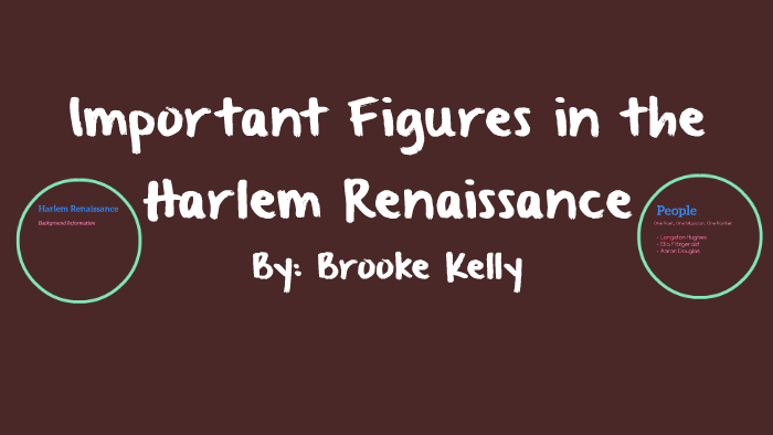 Important Figures in the Harlem Renaissance by Brooke E. on Prezi