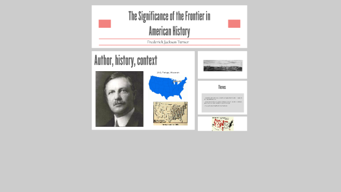 The Significance of the Frontier in American History by Michał Lasocki ...