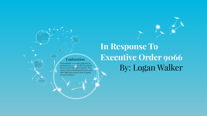 In Response To Executive Order 9066 by Logan Walker