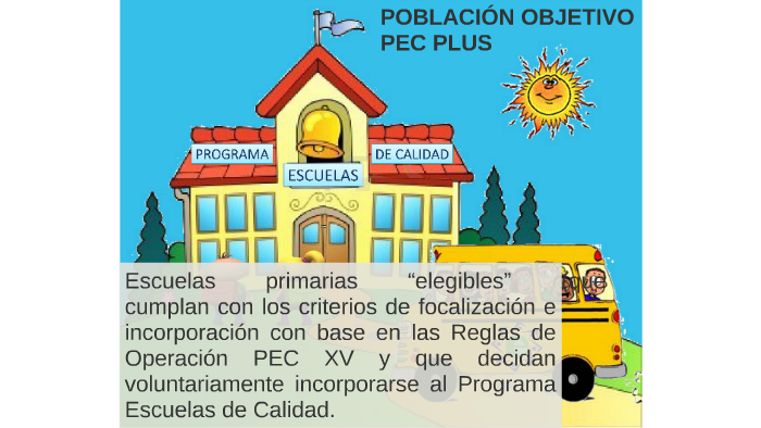 El Programa Escuelas de Calidad (PEC) promueve la formación by Jhovany ...