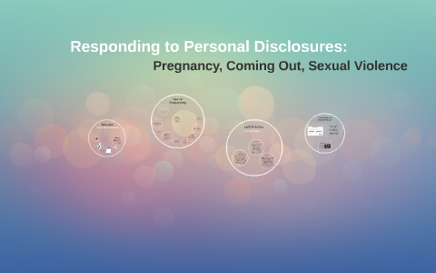 Responding to Personal Disclosures by Nikki Madsen on Prezi