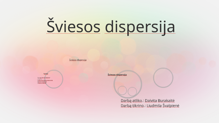 Šviesos dispersija by lolold trolololo on Prezi