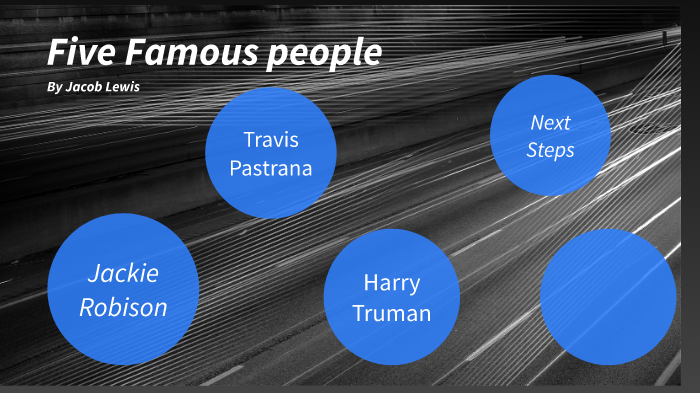 Five famous people by Jacob Lewis on Prezi